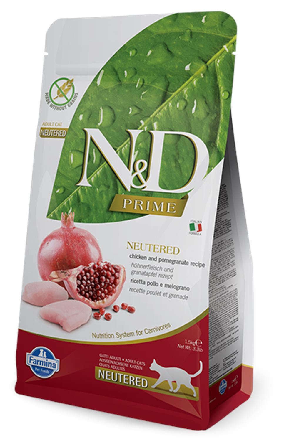 N&D Prime Cat Neutered Chicken&Pomegranate