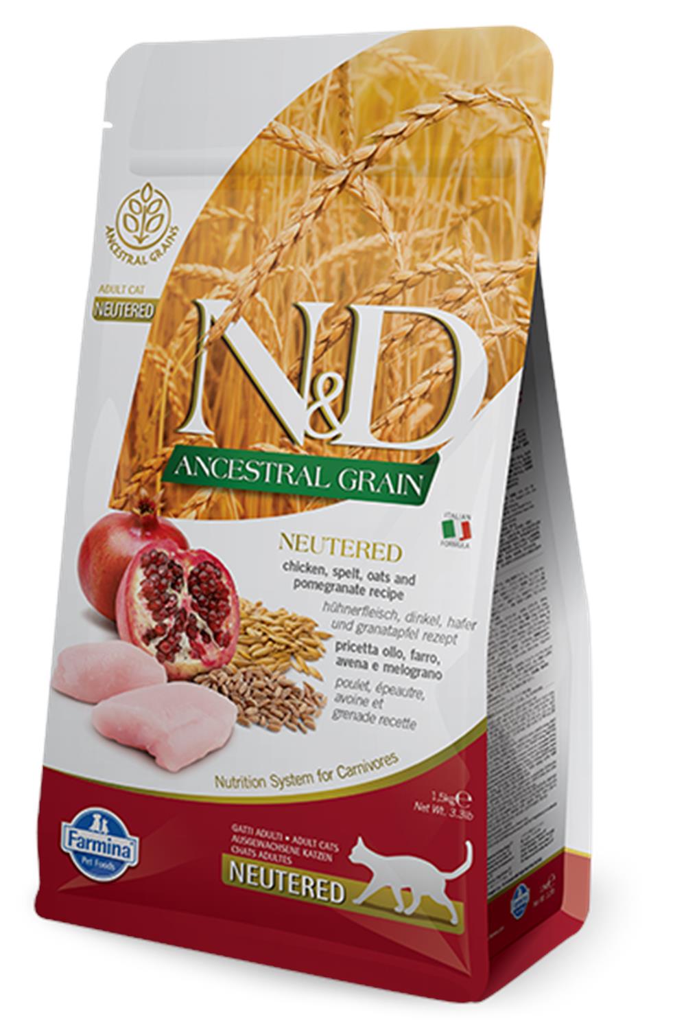 N&D AG Cat Neutered Chicken&Pomegranate