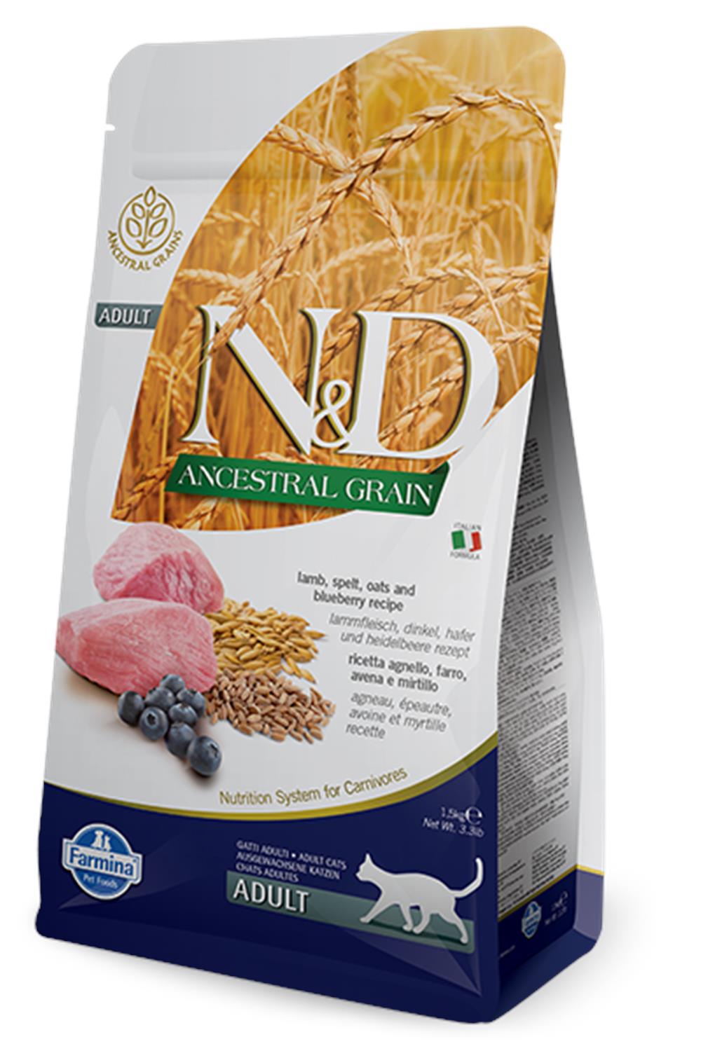 N&D AG Cat Lamb&Blueberry