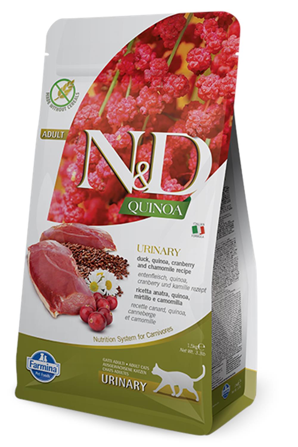 N&D CAT QUINOA URINARY DUCK&CRANBERRY