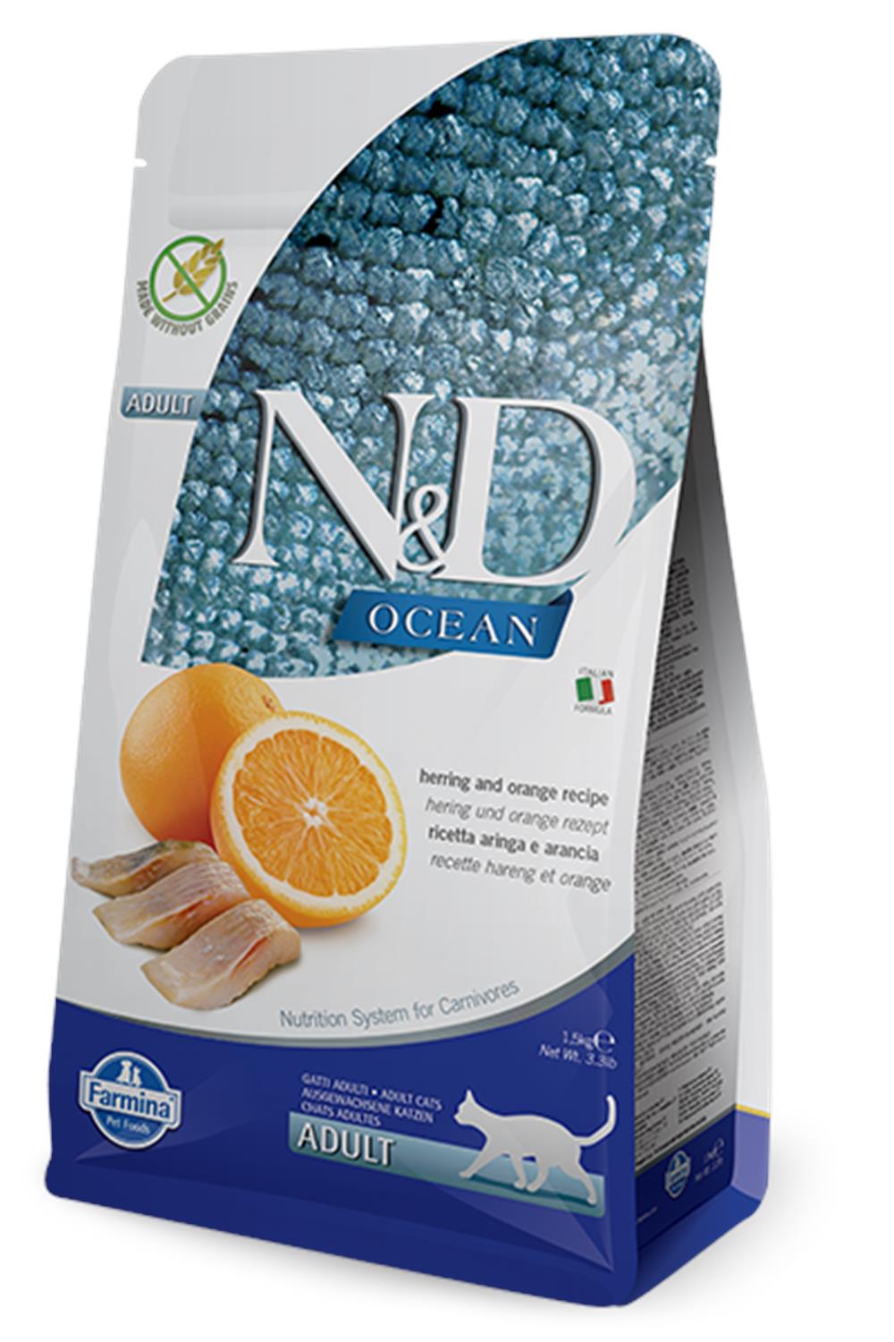 N&D Cat Ocean Herring&Orange