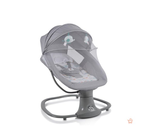 Električna ljuljaška za bebe Cangaroo,Axel-Grey