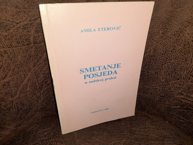 Smetanje posjeda u sudskoj praksi, Amila Eterović