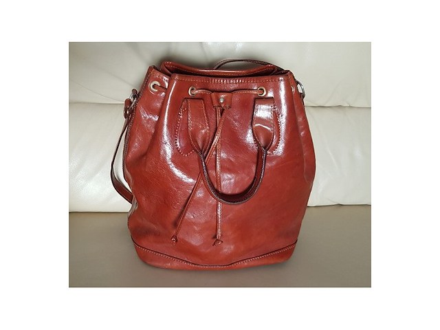 Vintage Astor Bucket leather bag, original