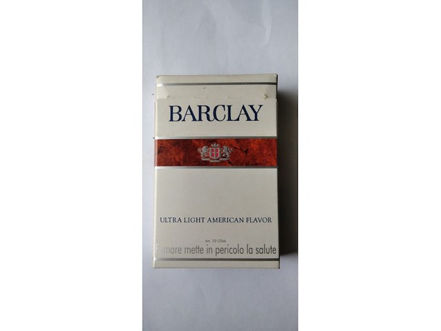 BARCLAY kutija od cigareta iz Svajcarske
