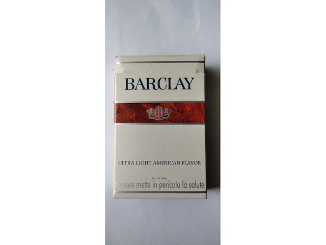 BARCLAY kutija od cigareta iz Svajcarske