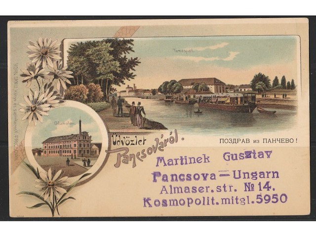 Pancevo - Litografija 1906