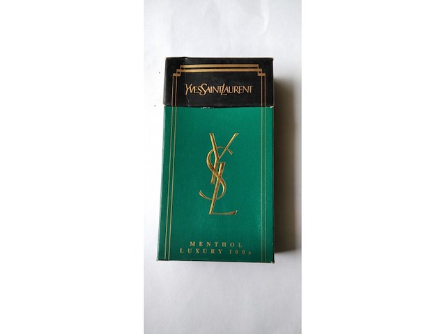 YvesSaintLaurent menthol luxury 100`s prazna