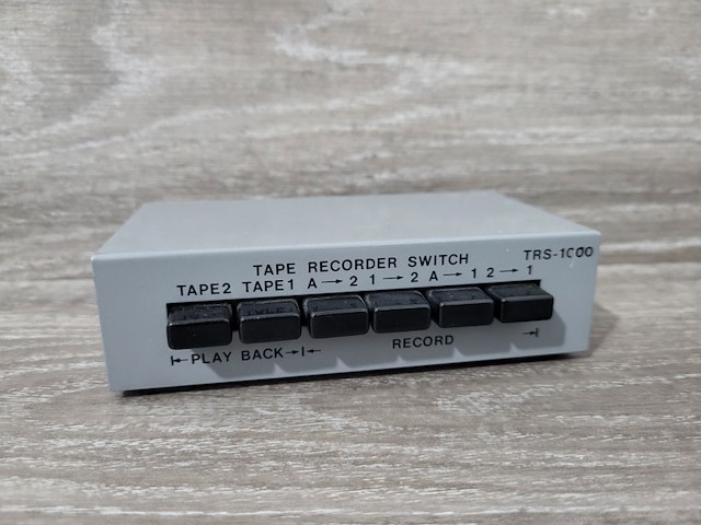Tape Recorder Switch TRS-1000 - Made in Japan