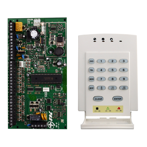 Alarmna protivprovalna centrala PA-748 sa 24 žične zone (12 sa dupliranjem) + PA-646 tastatura - RISC CPU, user-frendly programming, 2 particije, 49 korisničkih kodova, 256 događaja u baferu, 2 pr...