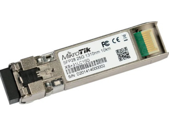 MikroTik XS+31LC10D SFP/SFP+/SFP28 module 1/10/25G single mode 10km 1310nm DDM