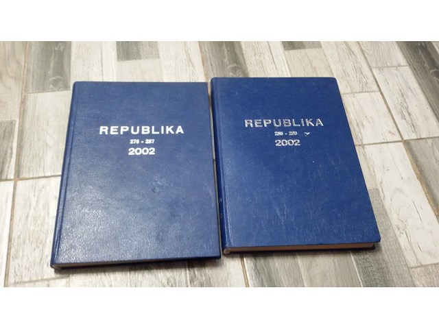 CASOPIS REPUBLIKA KOMPLET 2002 GODINA