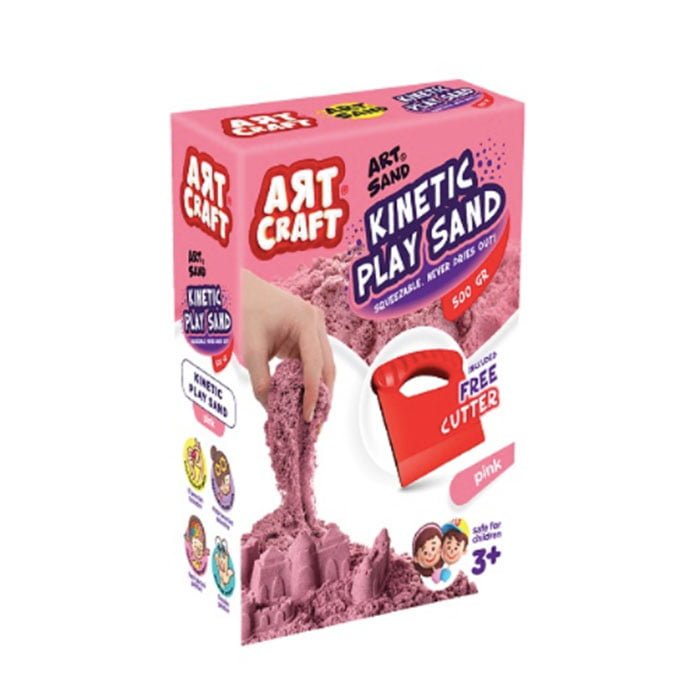 Dede art craft kinetički pesak 500g pink