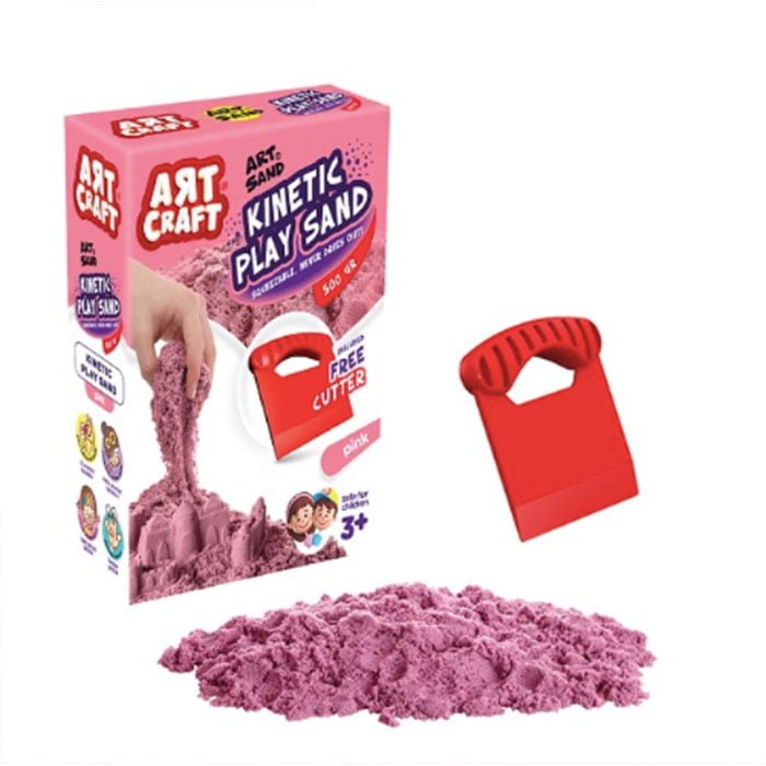 Dede art craft kinetički pesak 500g pink