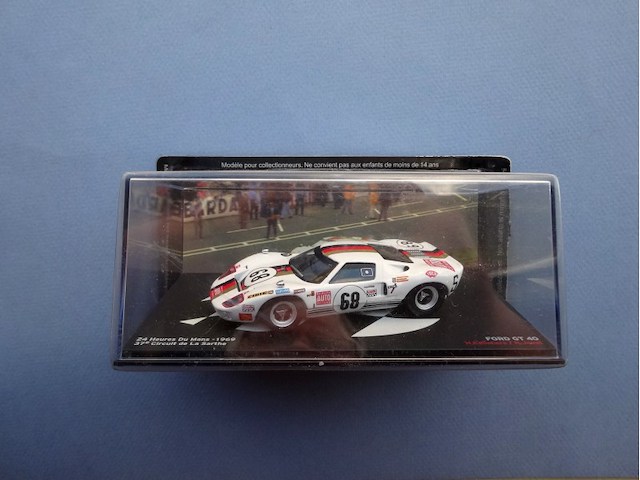 FORD GT-40, Kelleners/Joest 1:43 LE MANS 1969 #68