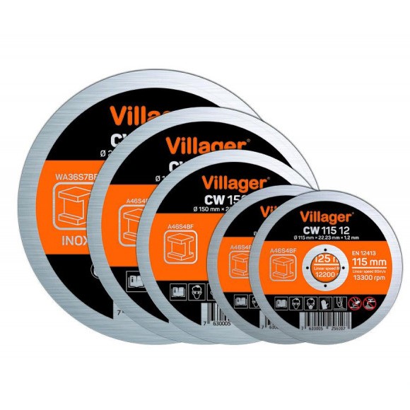 Villager®Rezna ploča za metal CW 125 x 1.0 mm