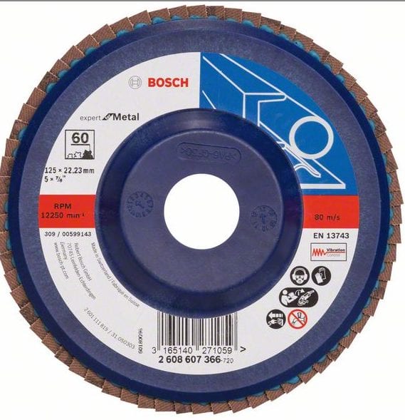 BOSCH® Lamelni brusni disk X571, Best for Metal, prečnik 180mm