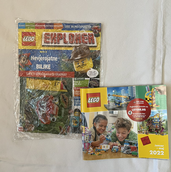 Lego novine + igračka + katalog