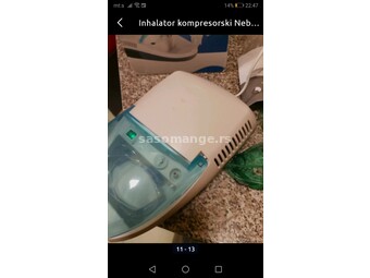 Inhalator kompresorski Nebulizer model A 500 L Italija kompletan