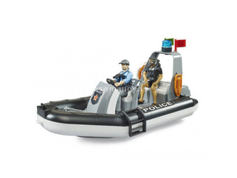 Bruder čamac sa figurama policija ( 627331 )