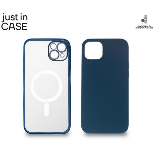 2u1 Extra case MAG MIX PLUS paket PLAVI za iPhone 14 Plus