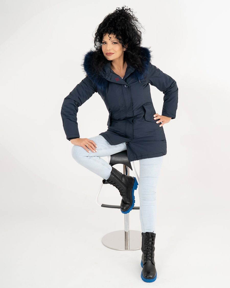 Ženska zimska jakna – Parka – Invento Shadow – Teget