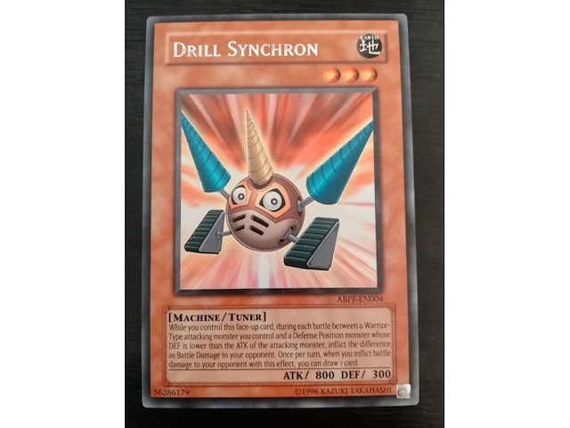 Yu-GI-OH!- Drill Synchron (Rare)