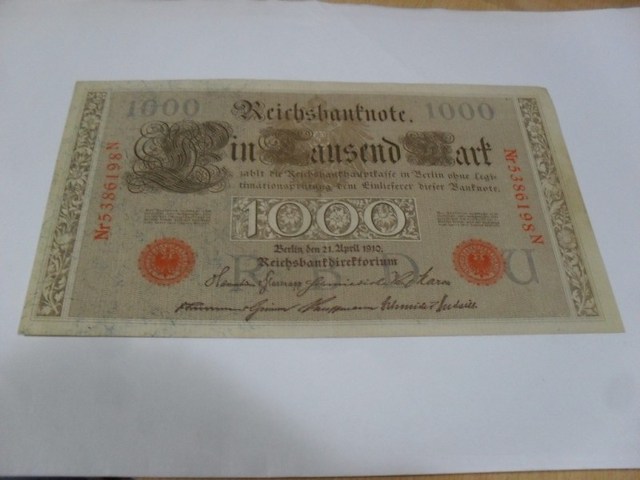 1000 MARK 1910.