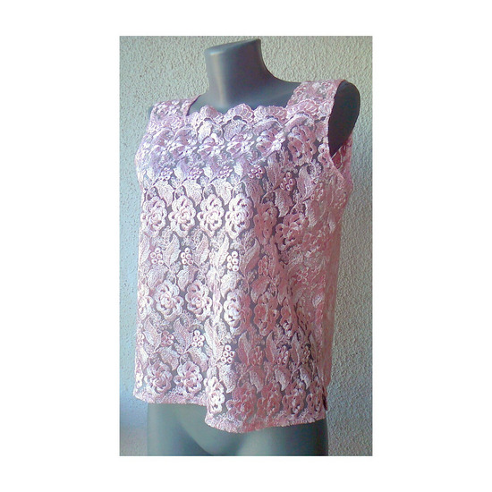 bluza roze čipka br M