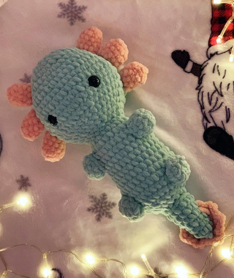 Mekani Axolotl    amigurumi