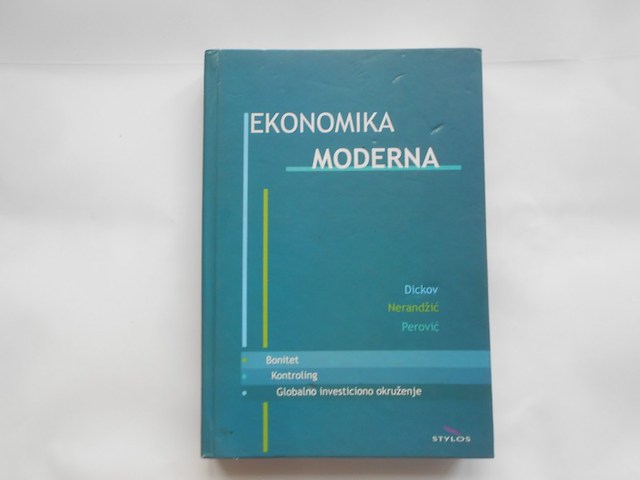 Ekonomika moderna,Dickov,Nerandžić,Perović, stylos