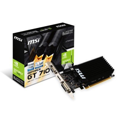 MSI Grafička kartica NVIDIA GeForce GT710 2GB DDR3 64-bit DVI-D HDMI D-SUB | GT 710 2GD3H LP