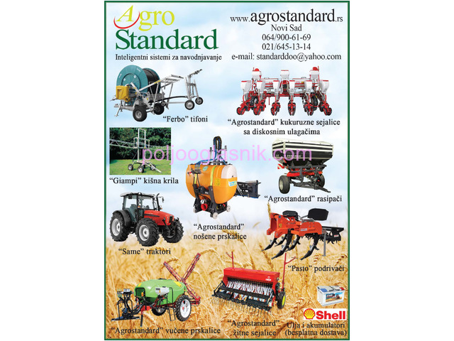 AGRO STANDARD - INTELIGENTNI SISTEMI ZA NAVODNJAVANJE