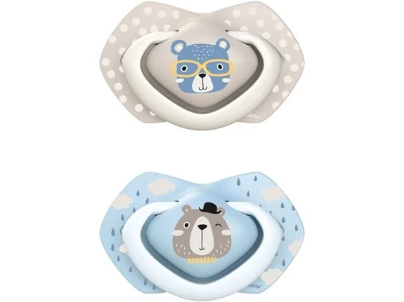 Canpol Babies silikonska varalica 0-6m bonjour paris 2kom 22/647