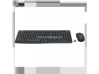 Bežična tastatura + miš Logitech Graphite MK295 YU