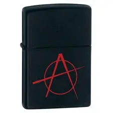 Zippo ZIPPO UPALJAČ -ANARCHY BLACK MATTE (20842)