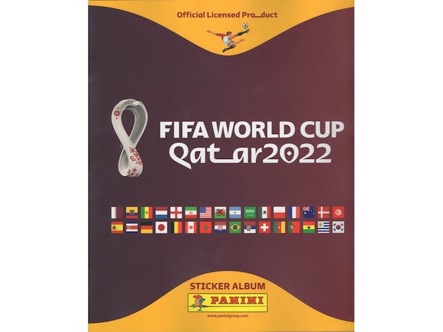 Qatar Katar 2022 FIFA WC - nov prazan album, PANINI
