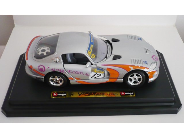 1:24 Burago Dodge Viper GTS Coupe racing