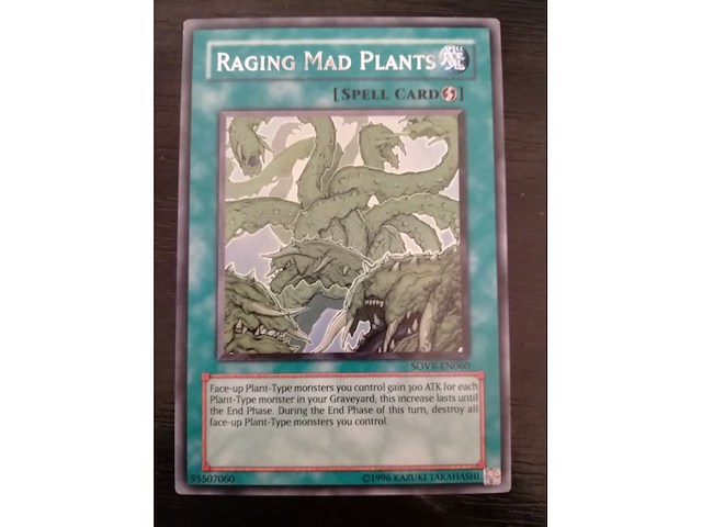 Yu-GI-OH!- Raging Mad Plants  (Rare)