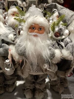 Deda Mraz Visine 45 cm NOV Deda Mraz sa Fenjerom