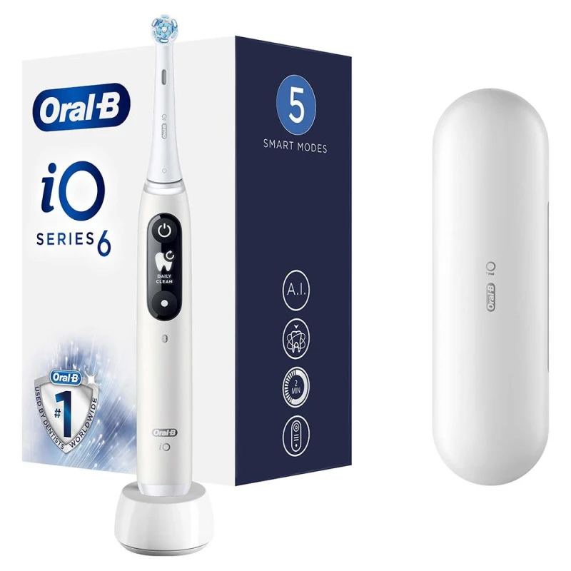 Oral-B iO Series 6 bela električna četkica za zube