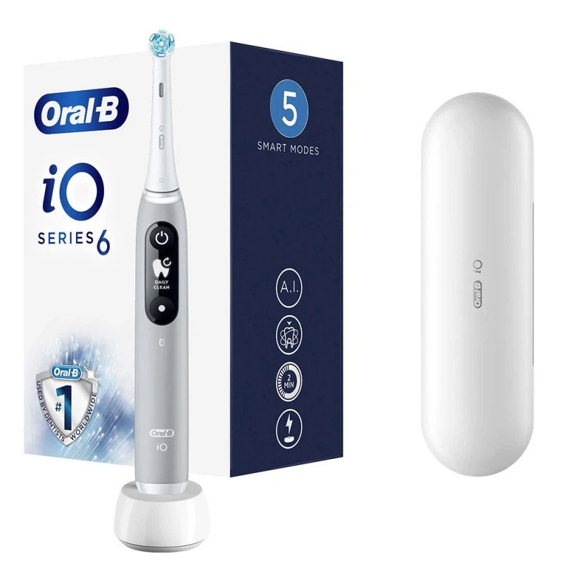 Oral-B iO Series 6 siva električna četkica za zube