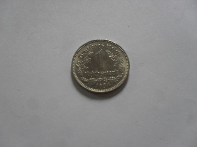 1 REICHSMARK 1934.D