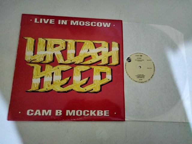 URIAH HEEP LIVE IN MOSCOW LP MINT