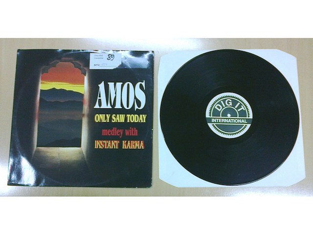AMOS - Only Saw Today (12 inch maxi) Made in Italy