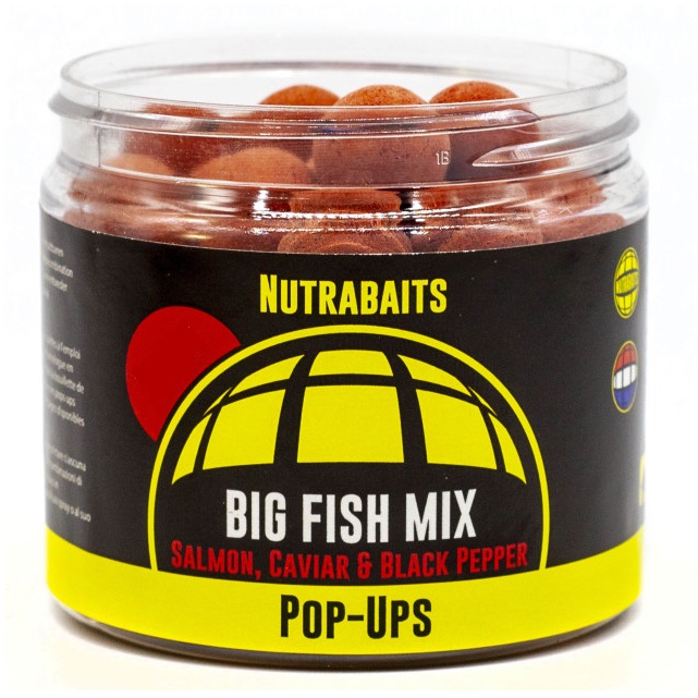 Nutrabaits PopUp Salmon, Caviar & Black Pepper 12mm