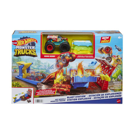 Hot wheels monster truck set sa ispaljivačem ( 1100008770 )