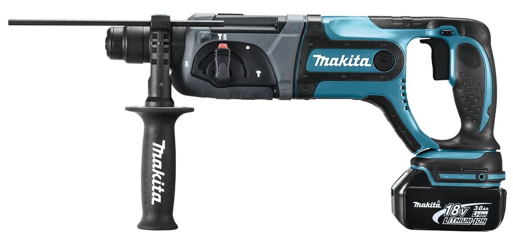 Akumulatorska bušilica – čekić Makita DHR241RFJ, 18V, 2×3.0 Ah