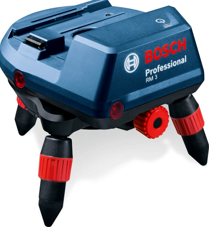 Univerzalni držač lasera Bosch RM 3 + RC 2 daljinski upravljač, 0601092800