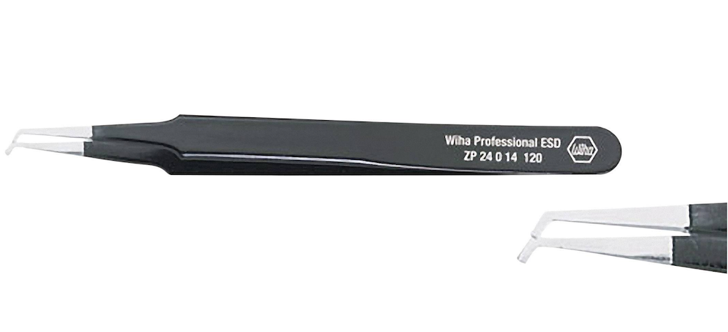 Wiha pinceta ESD TIP 12 120mm W 32338